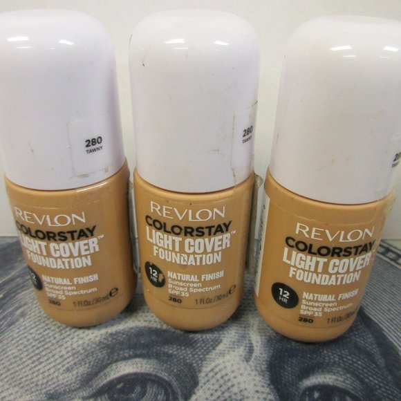 Revlon | Makeup | 3 Revlon Colorstay Light Cover Foundation Natural ...